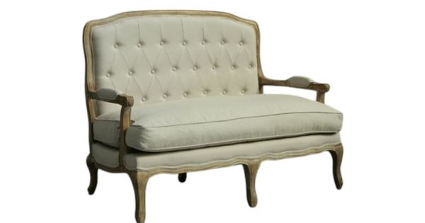 GH PARIS SETTEE LOVESEAT OAK - sofas