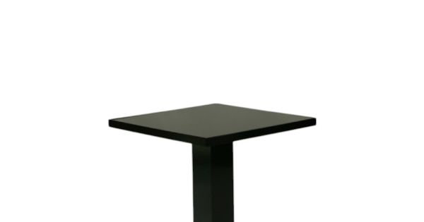GH OLYMPIC CAFE TABLE WITH SMOKED MIRROR BLACK - Table