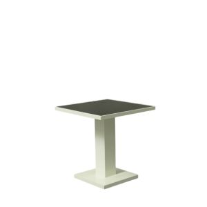 GH OLYMPIC CAFE TABLE WITH SMOKED MIRROR WHITE - Table