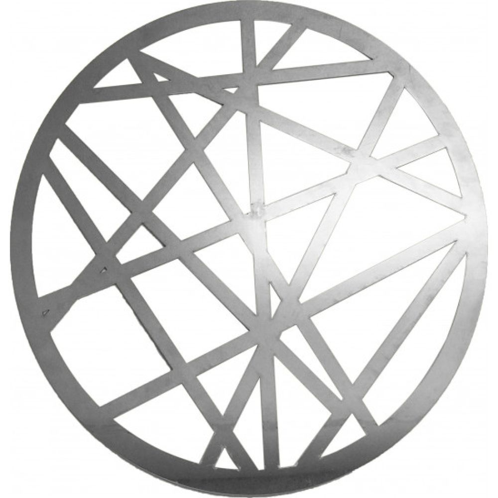 Web Charger Plate (Silver) - charger plate