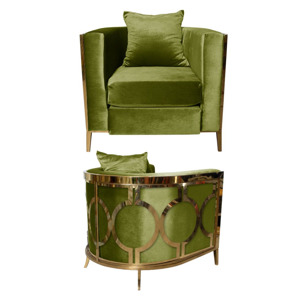 Reflection Chair Cirque Gold - Moss - Reflection Collections