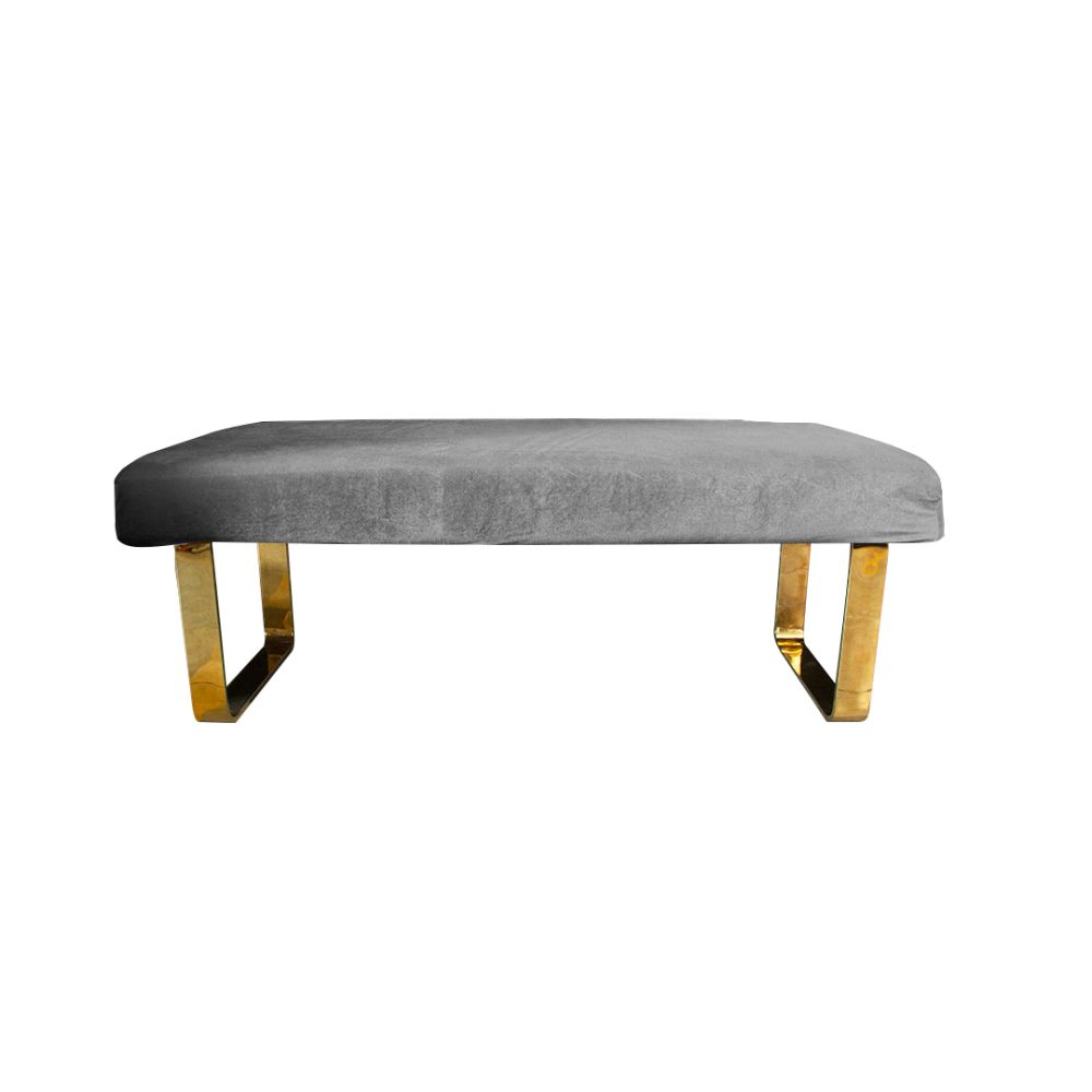 Modern Line Bench Gold Frame Silver - Modern Line Bench (Black)