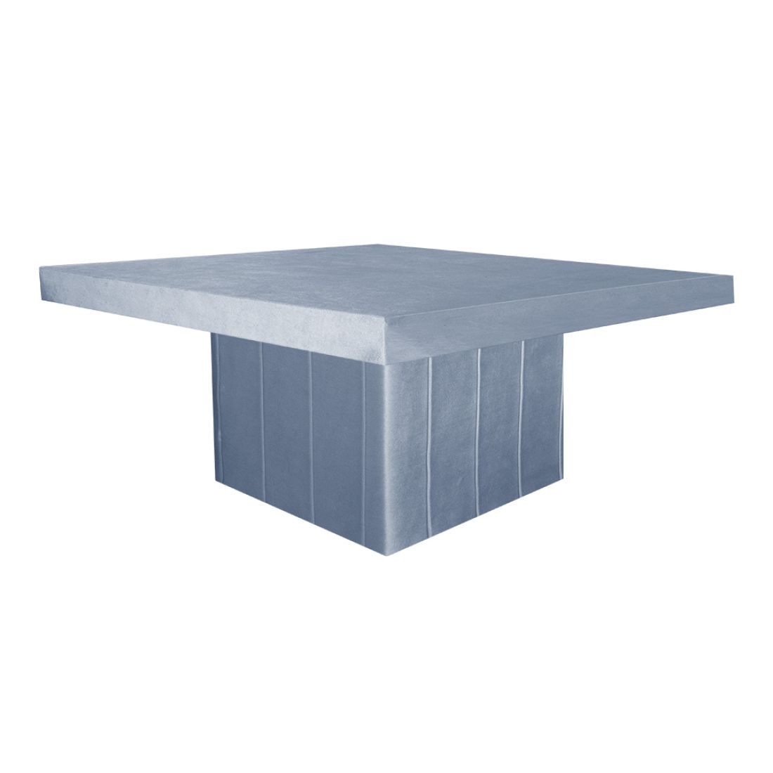 Blackout Dining Table 72"x72" Square Dusty Blue - Specialty Dining and ...