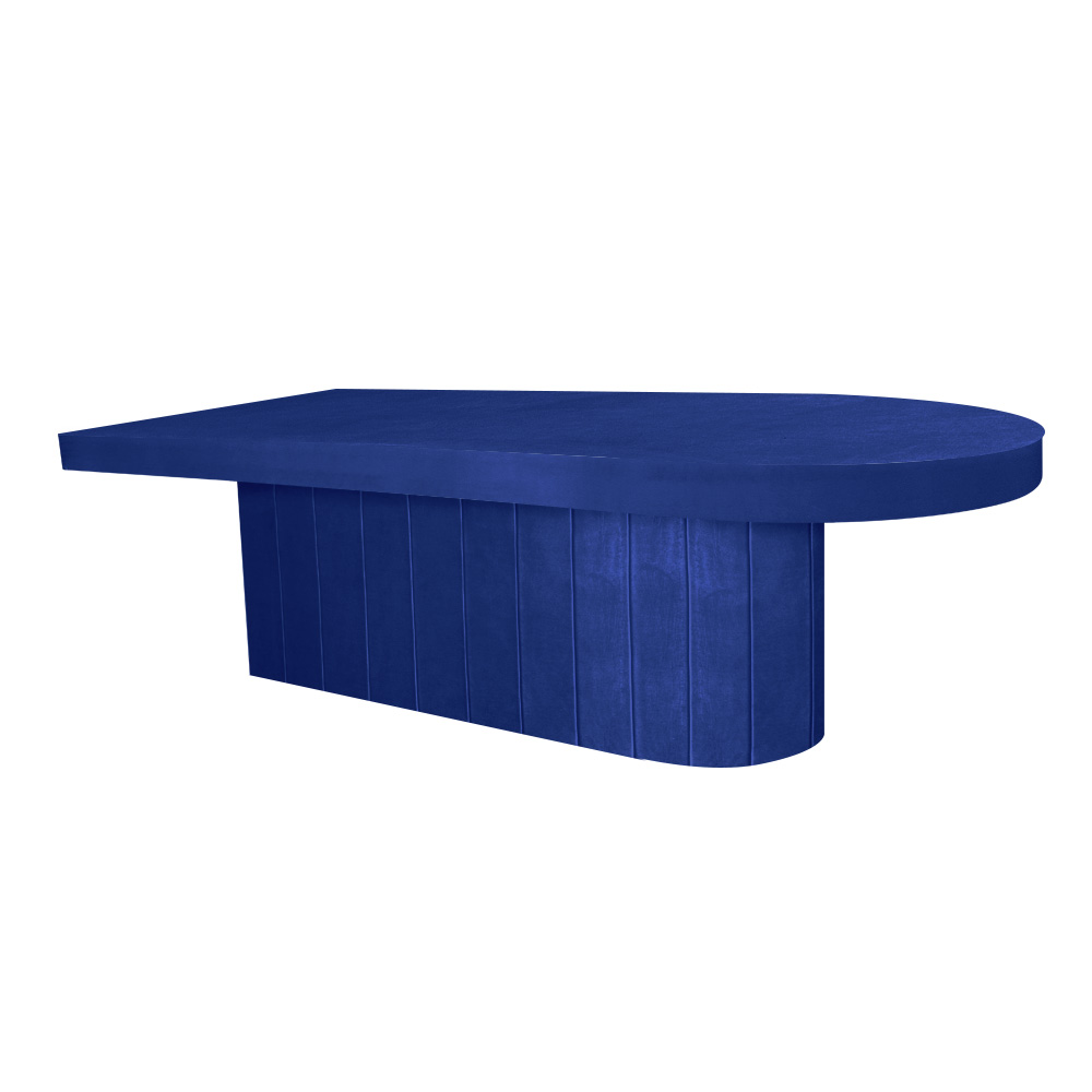 Blackout Dinning Table 48"X96" Oval Royal Blue - Specialty Dinning and ...