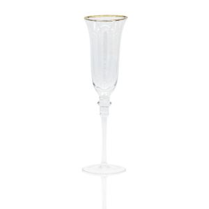 Glitz Champagne Flute (Gold) (Rack 36) - Glassware