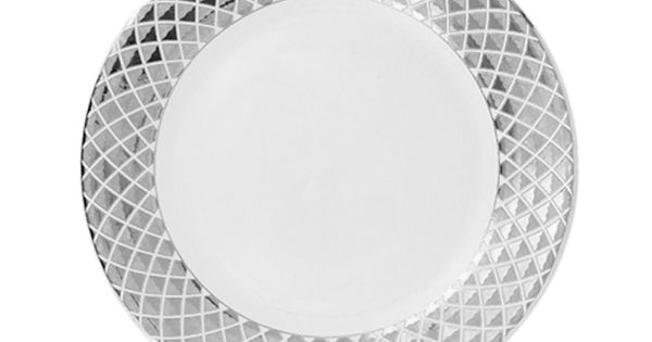 Amara Silver Dinner Plate - Amara Dinner Plate Silver