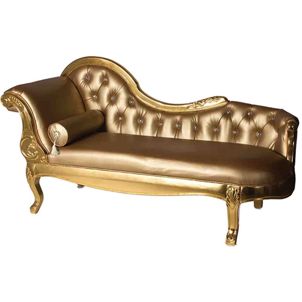 Empress Chaise Lounge Gold Left - Barroque 042
