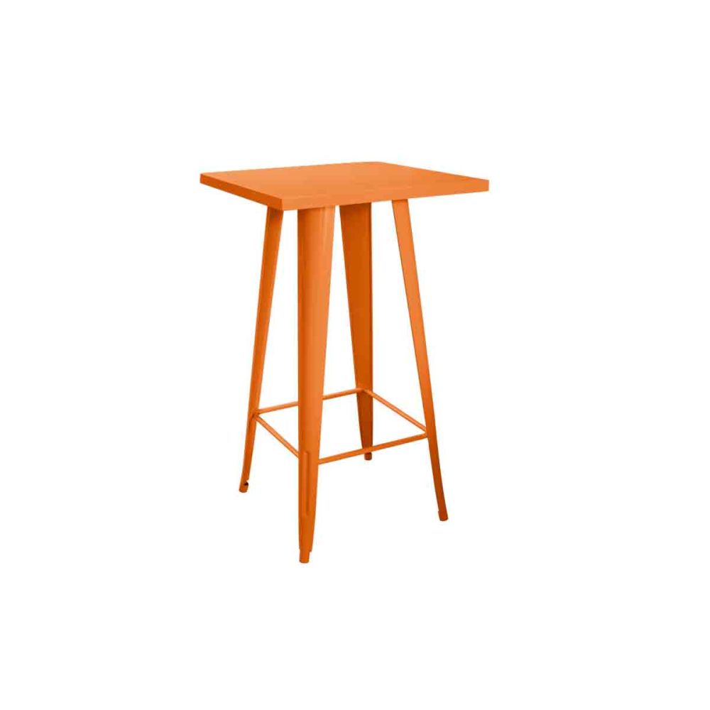 Urban Highboy Table Orange - Iron cocktail table