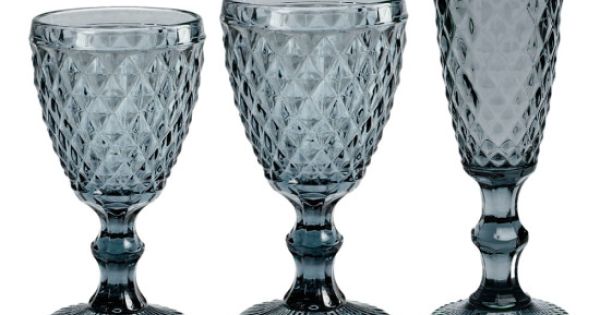 Capri Black Glassware