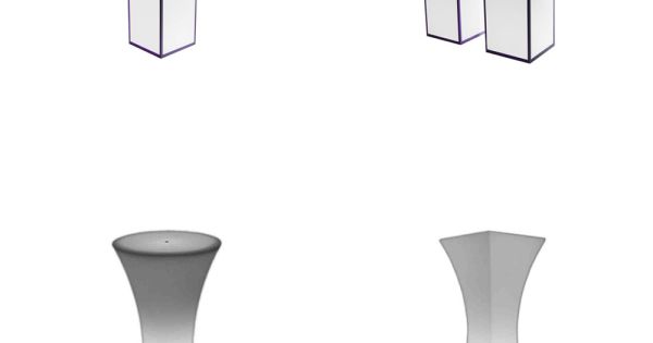 Light Up & Illuminated Highboy Table