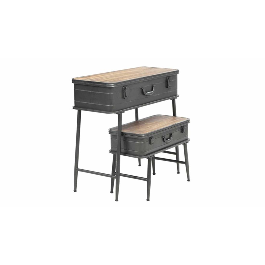 Vintage Trunk Accent Tables - Vintage-end-table