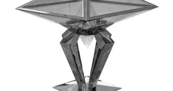 Reflection Highboy Table Diamond (Silver) - Reflection Highboy Table ...