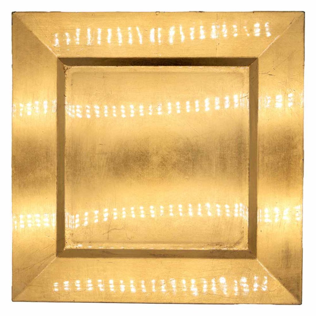 Solid Square Charger Plate (Gold) - Charger Plate