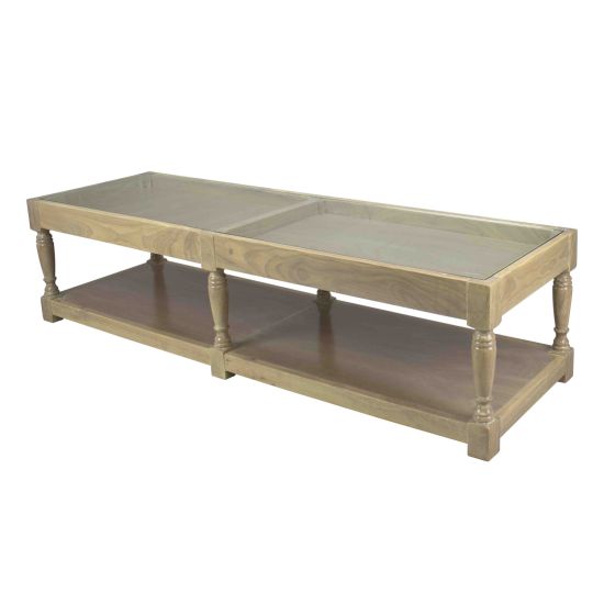Vintage Coffee Table (Skinny) (Natural) - vintage coffee table