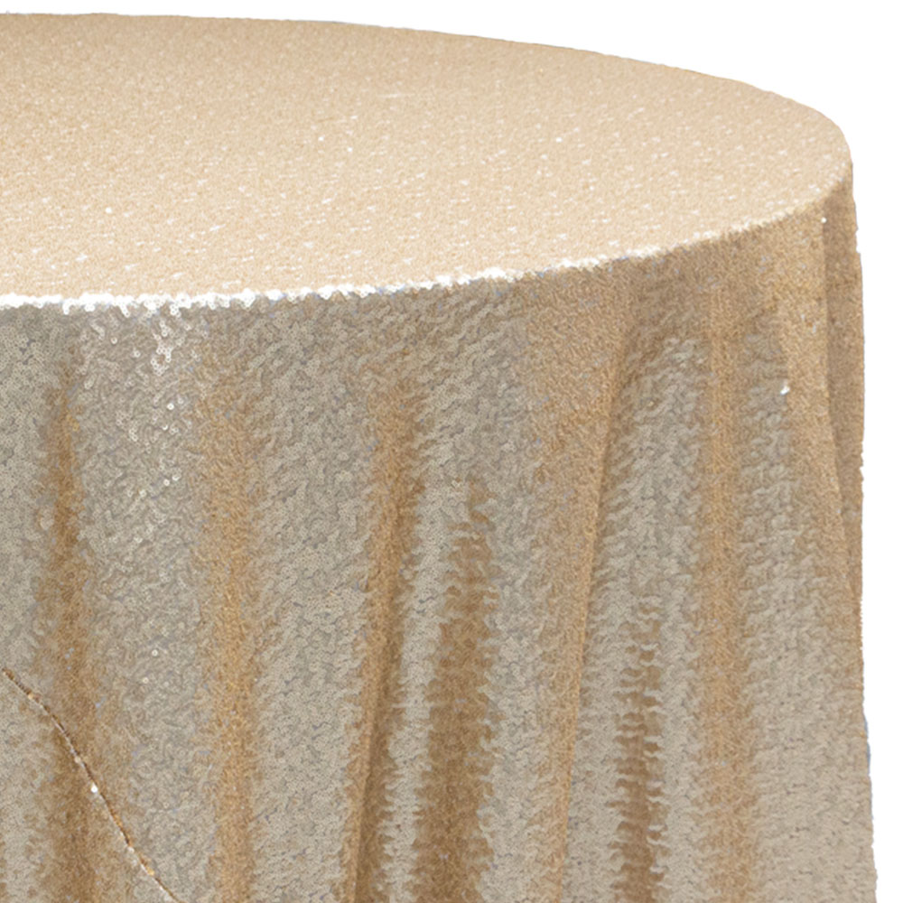 Mini Sequins - Gold Matte - Linen