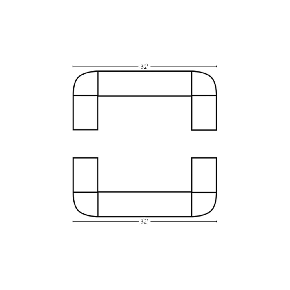 Modular Bar Square 32' x 32' - Bar