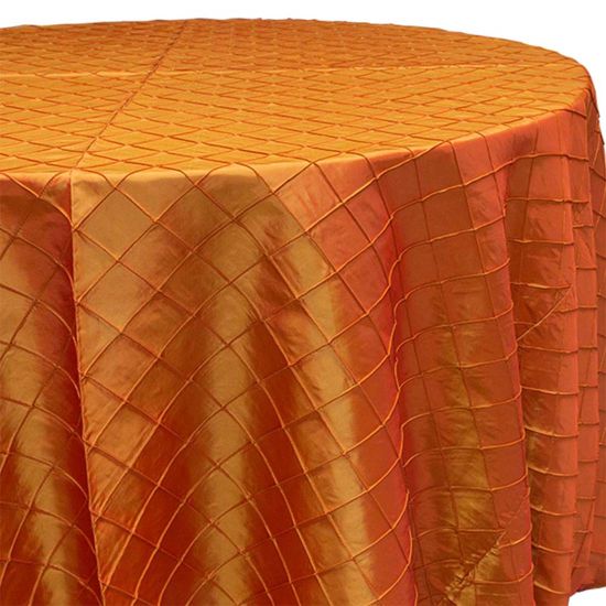 Pintuck Fire Orange - Pintuck