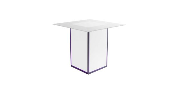 Skyline Highboy Square 48"x48 Square Glass - Miami Glow 002