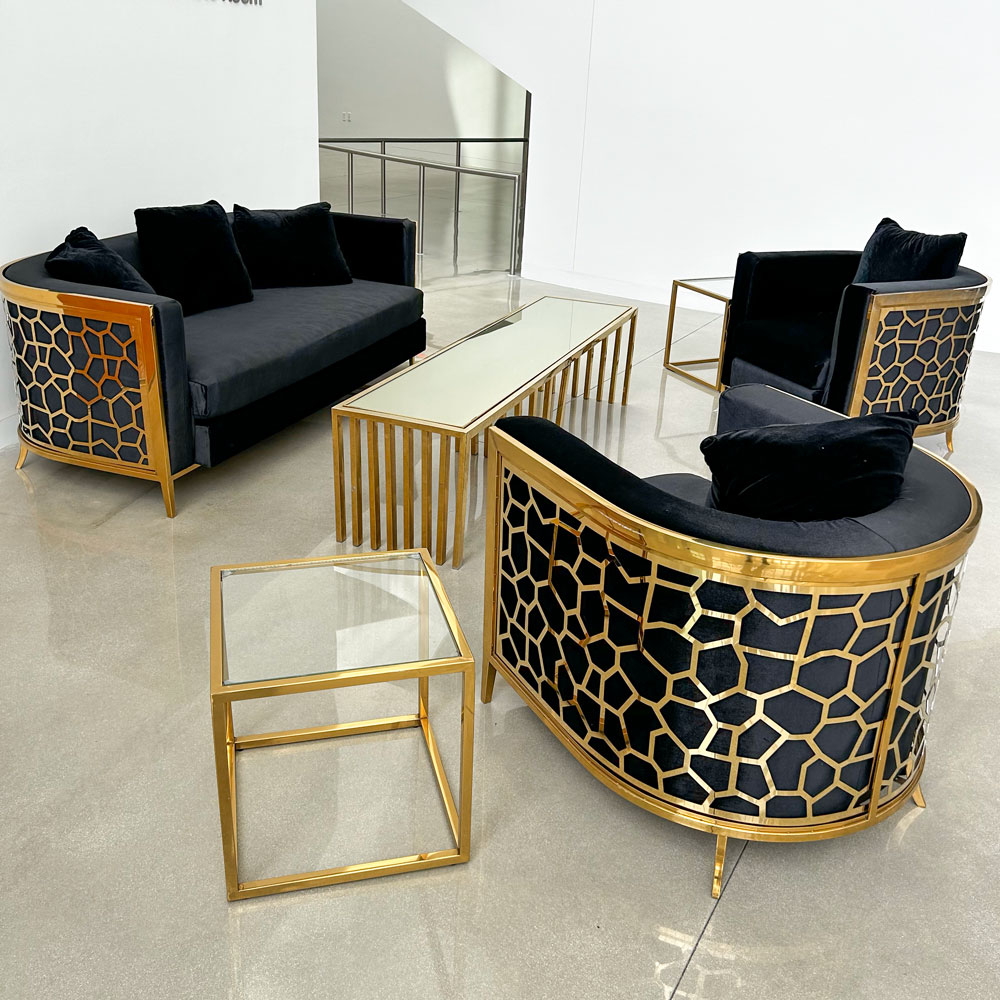 Reflection Coffee Table Art Deco Gold - Reflection Coffee Table Art ...