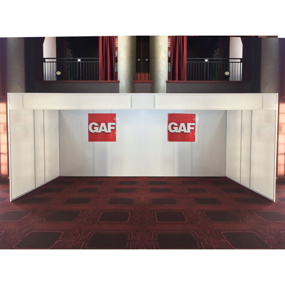 Acrylic Trade Show Booth 10'x20' (Free standing) - Acrylic Trade Show ...