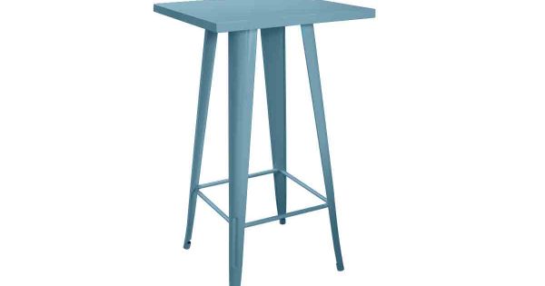 Urban Highboy Table Blue - Iron cocktail table